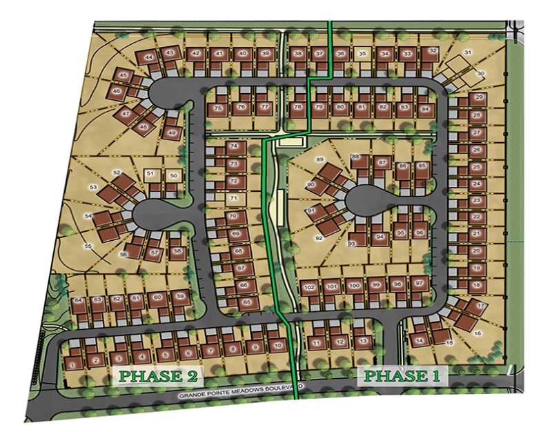 New Homes For Sale In Grande Pointe Meadows